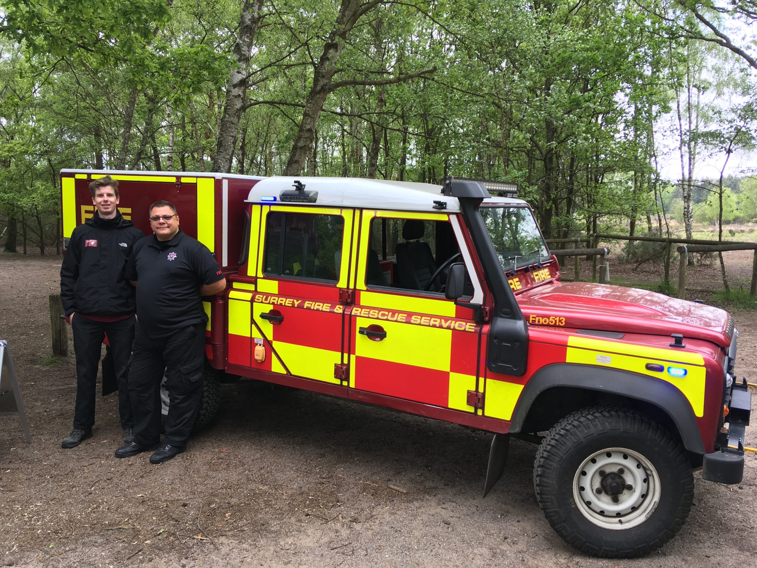 K9 fire patrol - Thames Basin Heaths